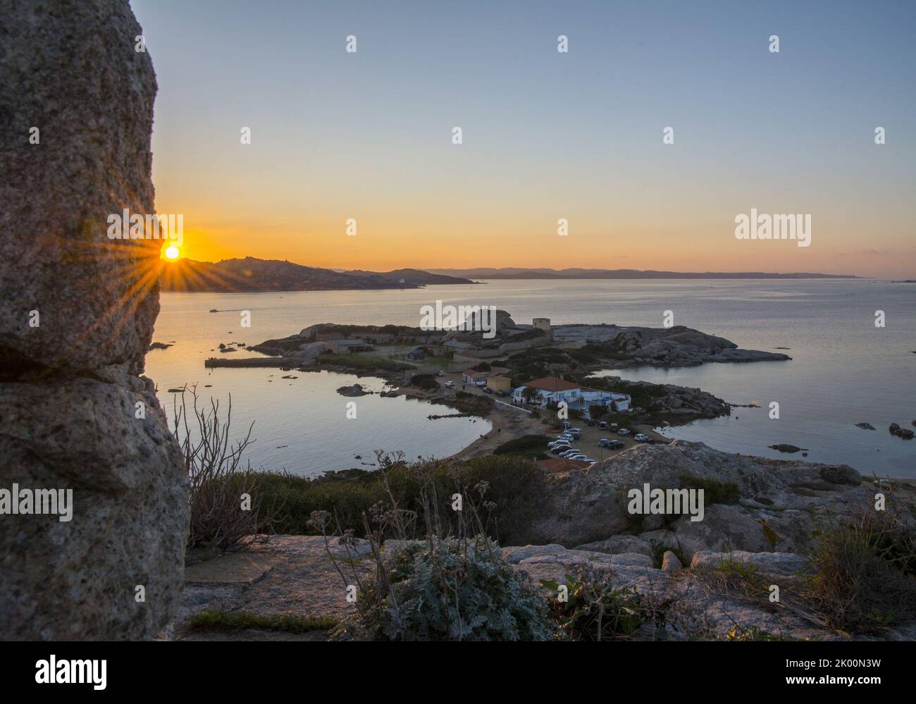 Parco Nazionale Arcipelago di La Maddalena, fortini Stock Photo - Alamy