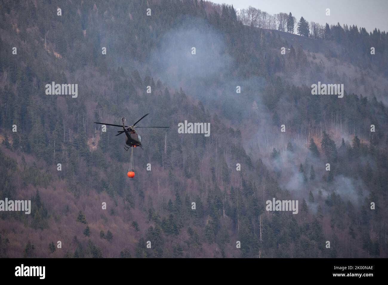 Smoldering fire landscape hi-res stock photography and images - Alamy