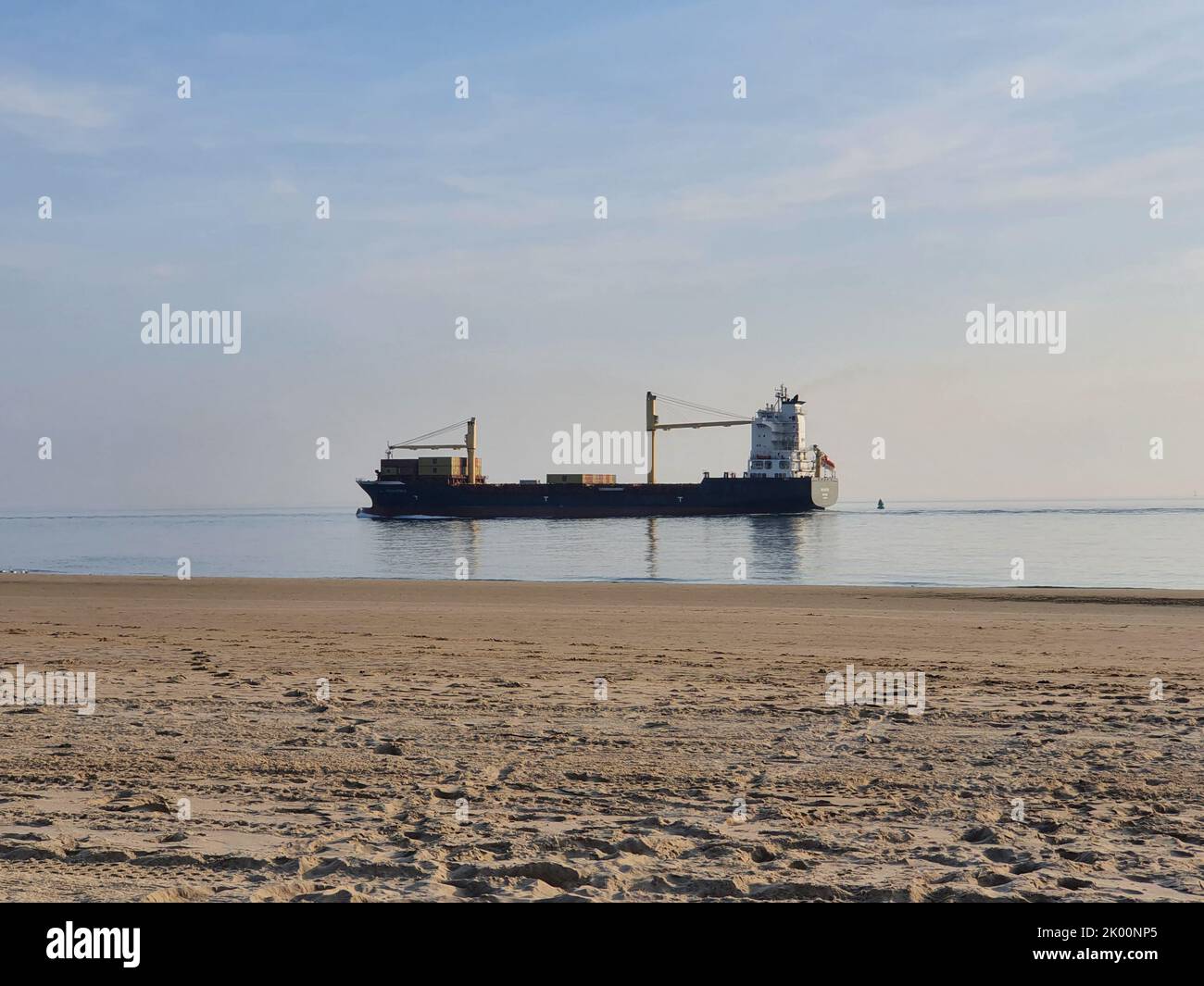 Big Container ship in the sea Stock Photo - Alamy