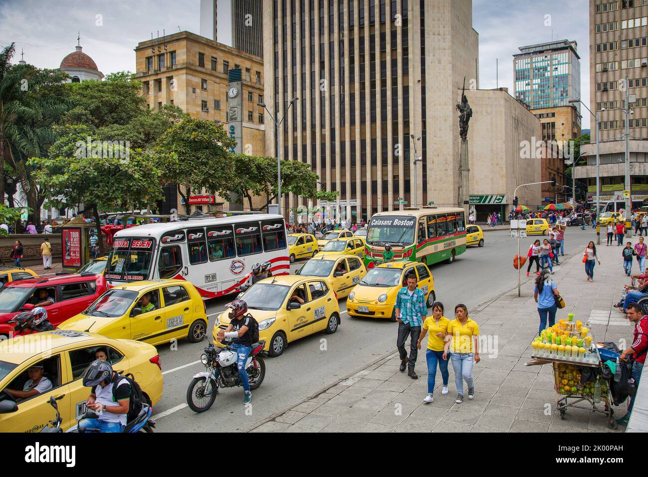 Colombia bus public transport hi-res stock photography and images - Alamy
