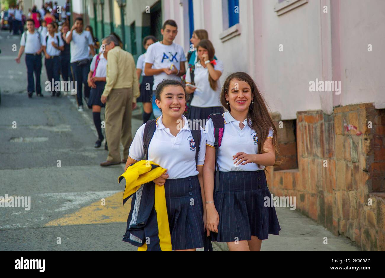Colombia school uniform hi-res stock photography and images - Alamy