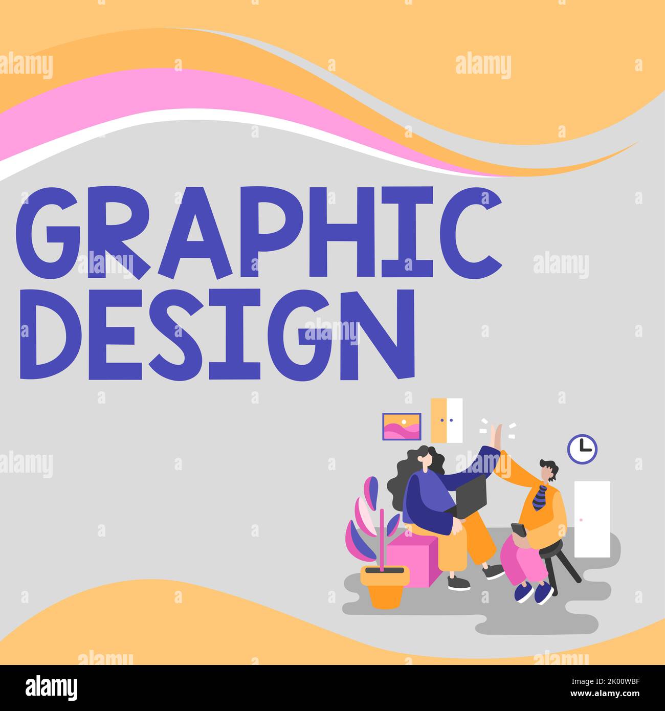 Writing displaying text Graphic Designart or skill of combining text and pictures in ...