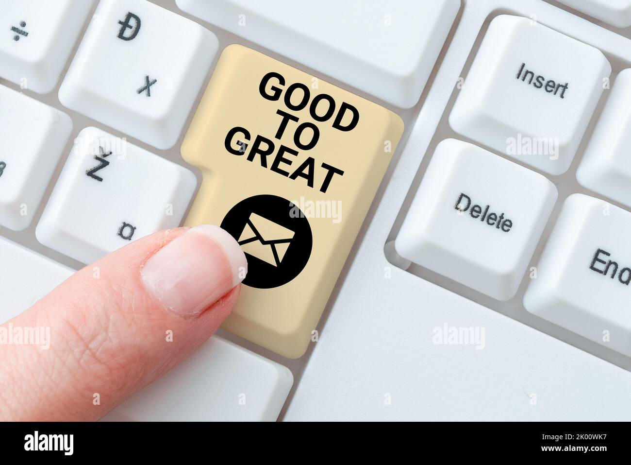 Text showing inspiration Good To Great. Concept meaning Everything ...