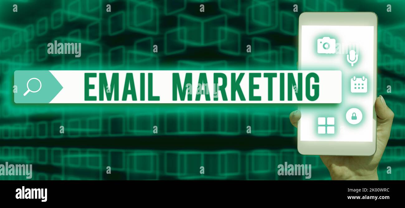 Inspiration showing sign Email MarketingSending a commercial message to ...