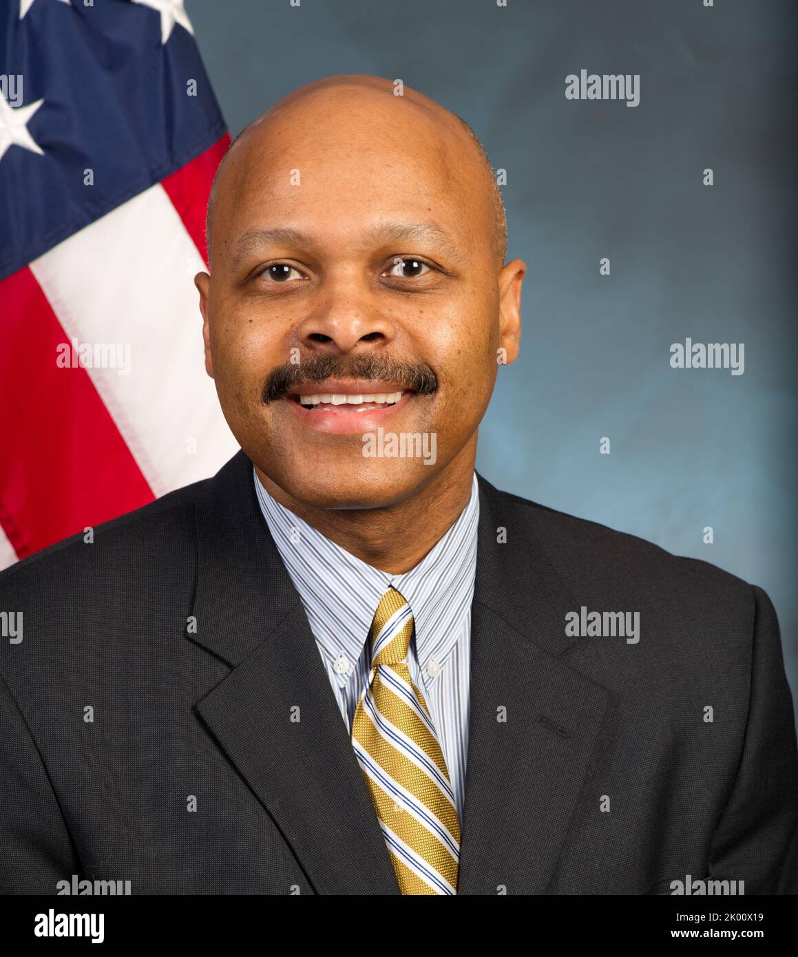 Official portrait sitting for Maurice Jones, HUD Deputy Secretary Stock Photo - Alamy