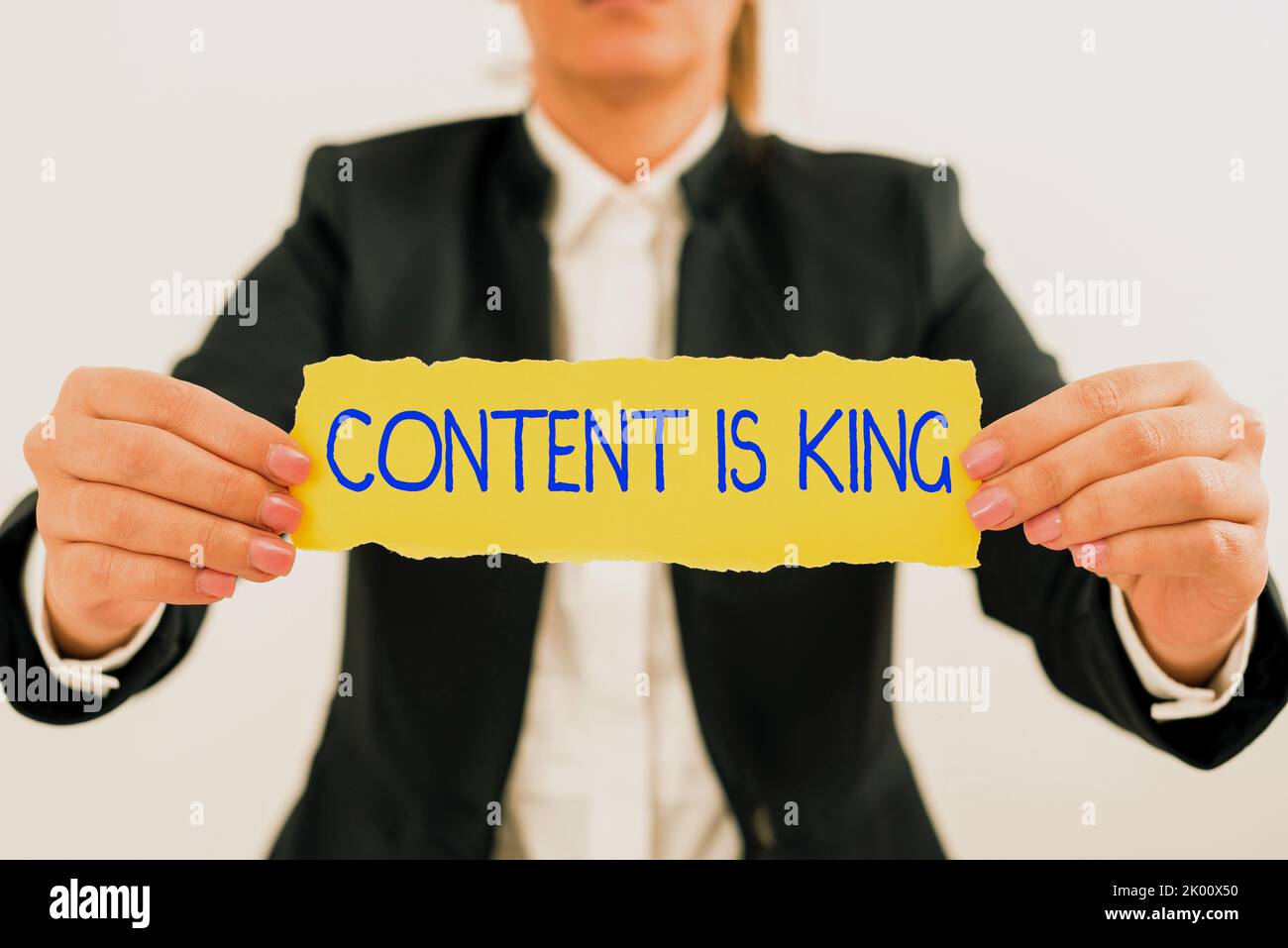Conceptual caption Content Is KingContent is the heart of today's ...