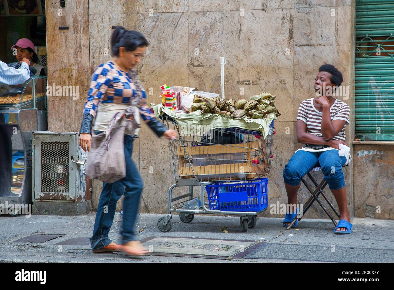 Colombia, Cali, black people on the Plaza de Caicedo are more seen in ...