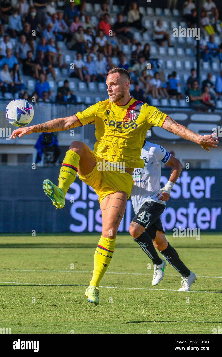 La Spezia, Italy. 04th Sep, 2022. Bologna's Marko Arnautovic during ...