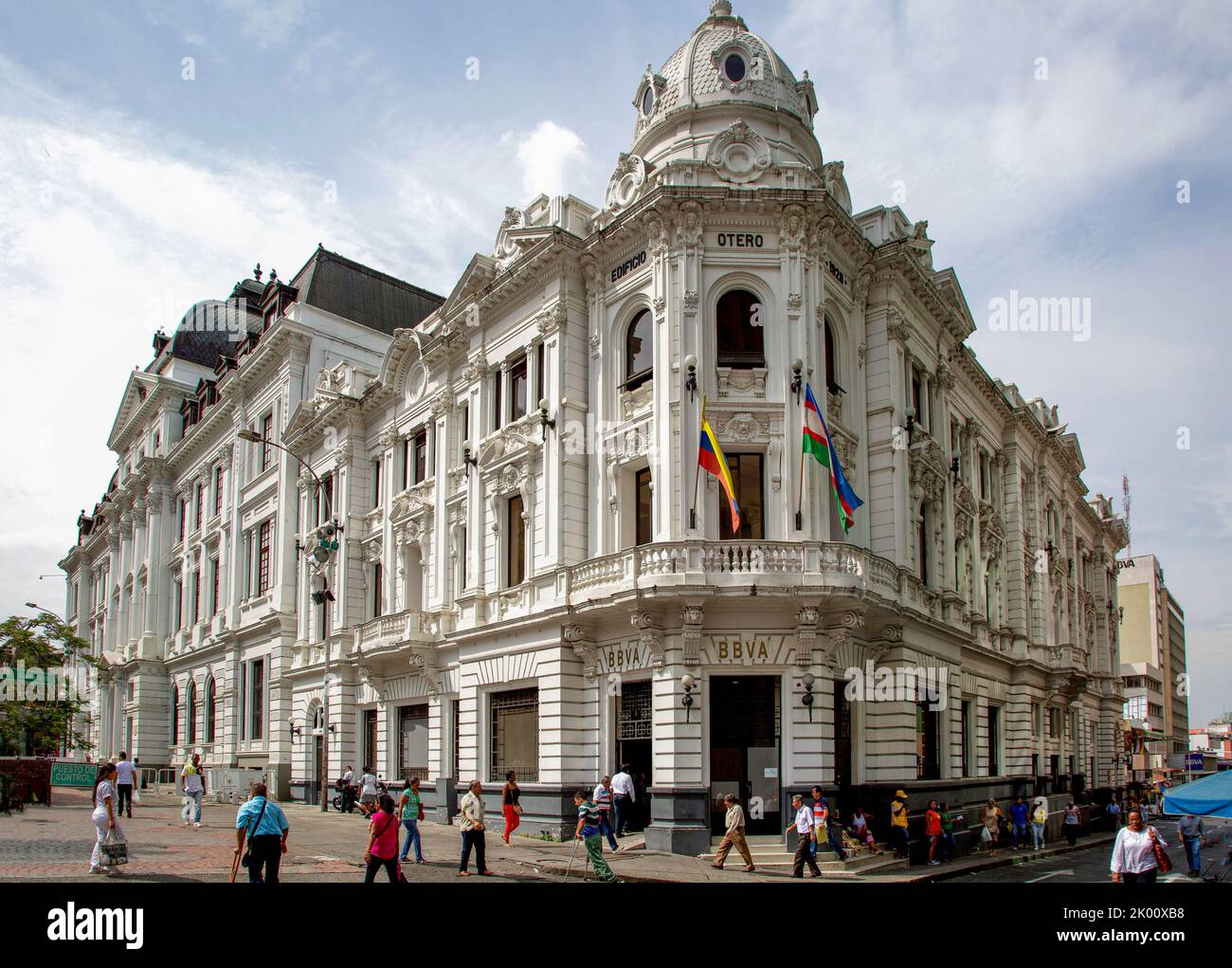 Colombia, Cali, Edificio Otero, historical building, in Plaza de ...