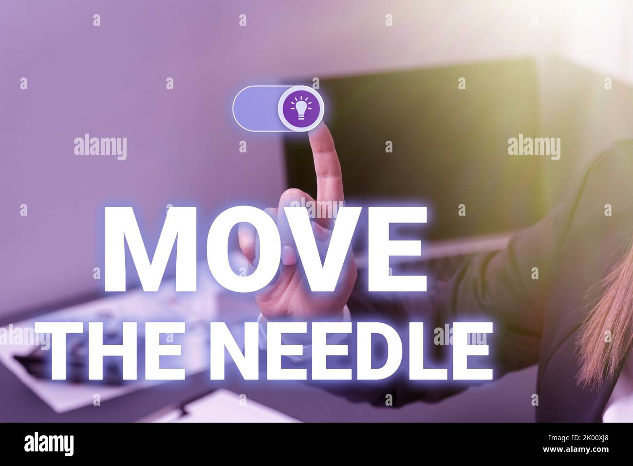 Conceptual caption Move The NeedleMake a noticeable difference in ...