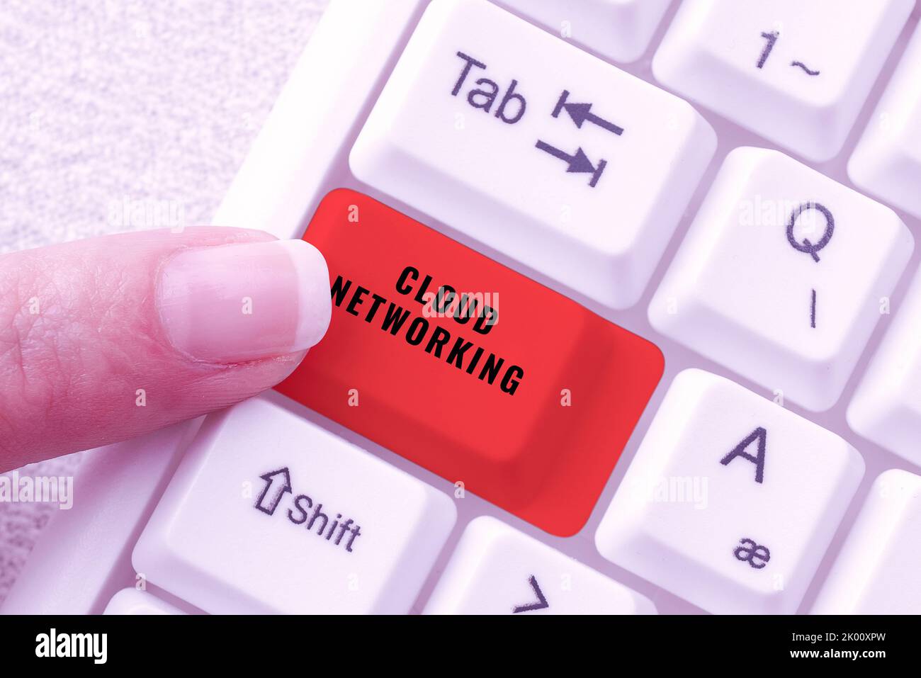 Sign Displaying Cloud Networkingis Term Describing Access Of Networking Resources Word Written