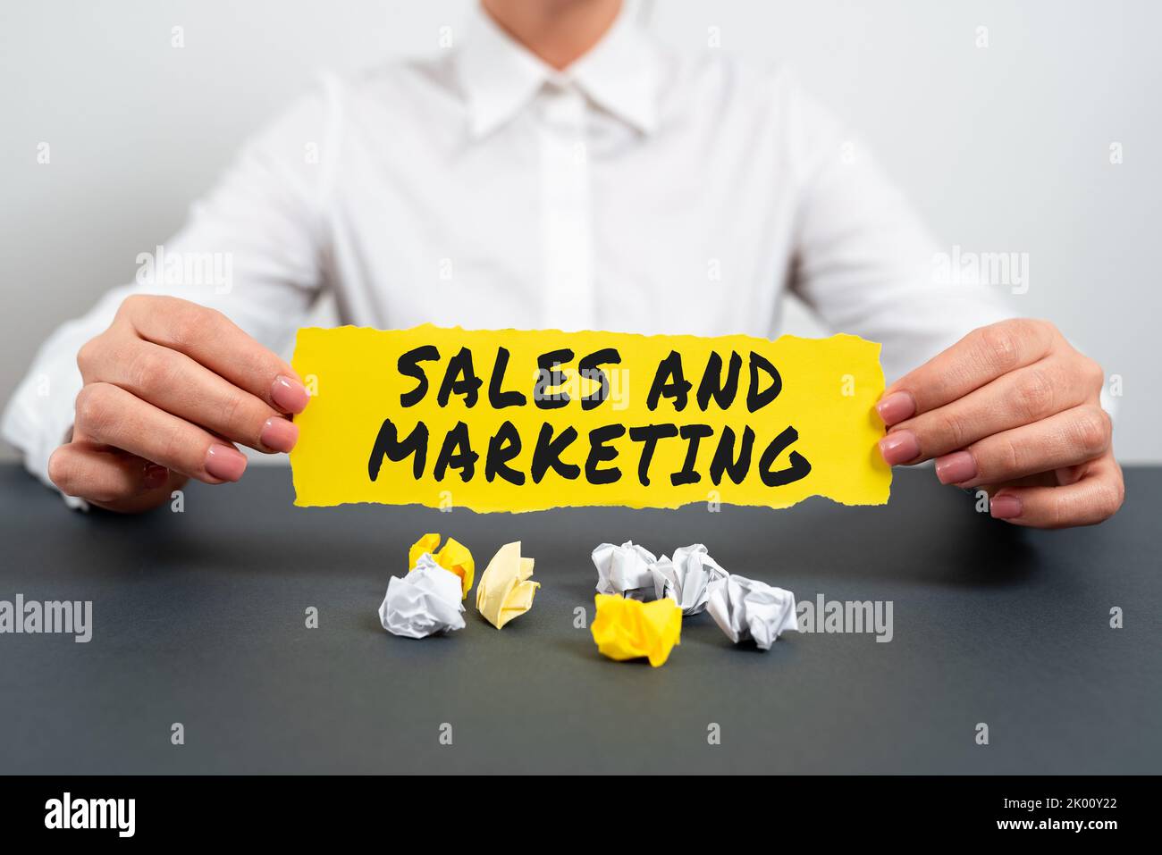 Text showing inspiration Sales And Marketing. Conceptual photo ...