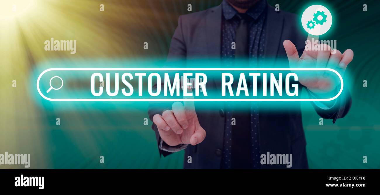 Inspiration Showing Sign Customer Ratingeach Point Of The Customers