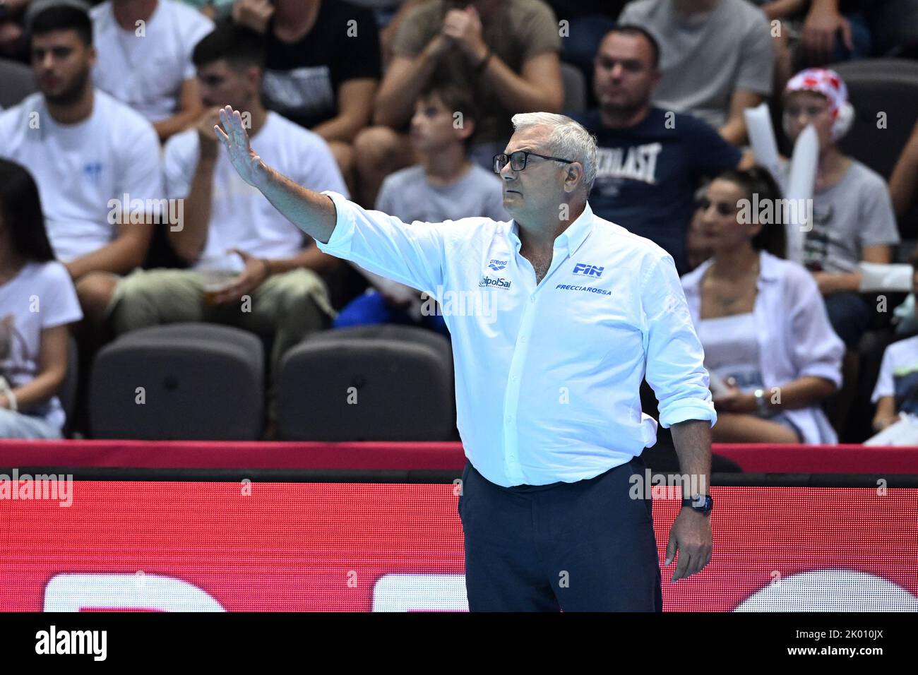 SPLIT, CROATIA - SEPTEMBER 08: Head Coach of Italy Sandro Campagna ...