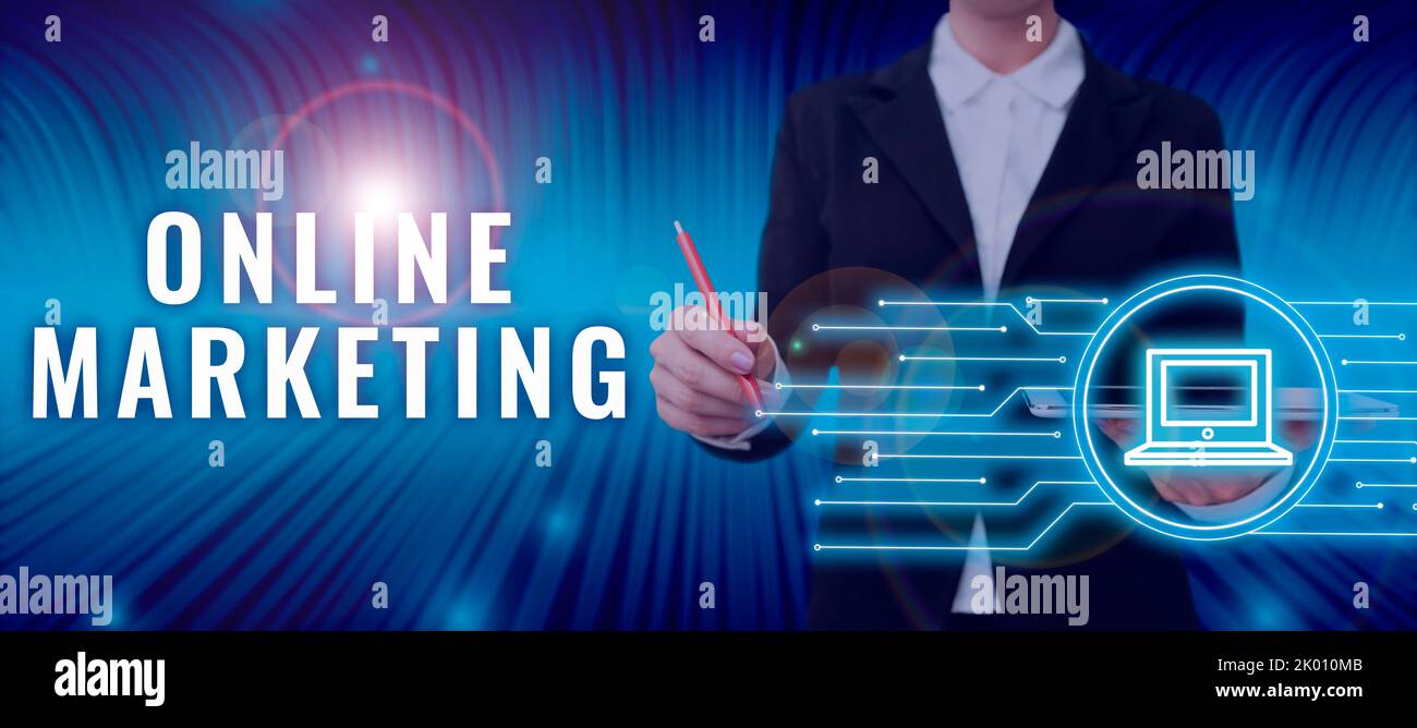 Conceptual caption Online Marketingform advertising which uses Internet ... Conceptual caption Online Marketingform advertising which uses Internet ...