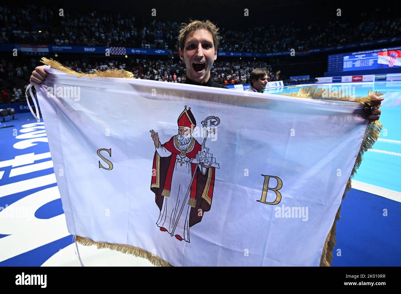 SPLIT, CROATIA - SEPTEMBER 08: Marko Bijac of Croatia after LEN ...