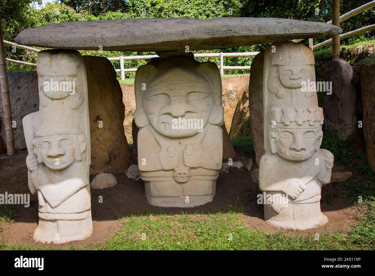 Colombia, San Agustin, Parque Arqueologico de San Agustin or the San ...