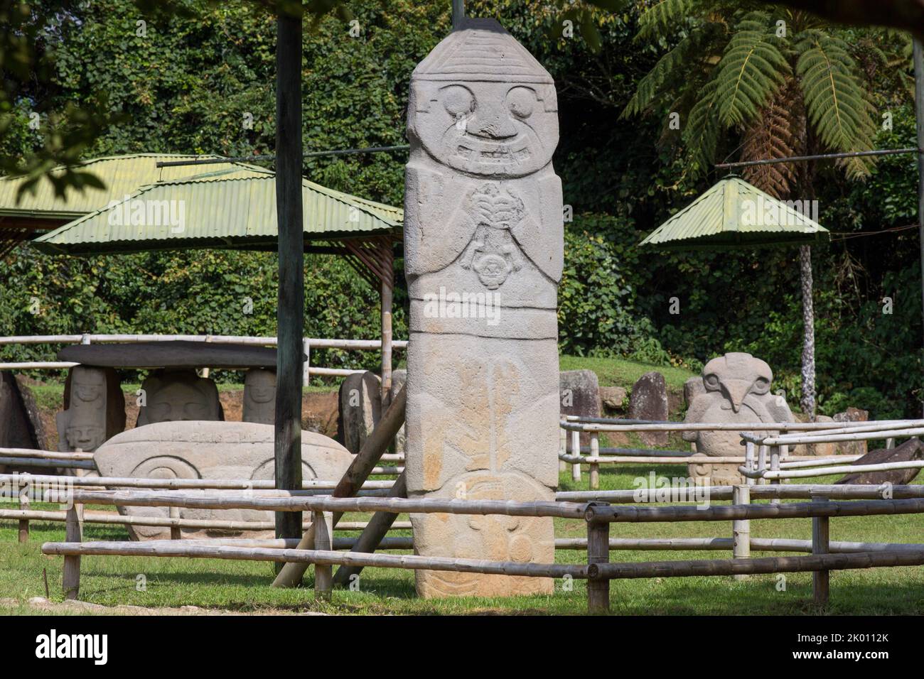 Colombia, San Agustin, Parque Arqueologico de San Agustin or the San ...