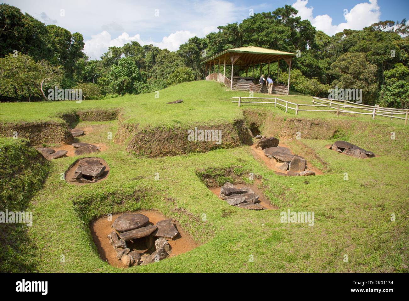 Colombia, San Agustin, Parque Arqueologico de San Agustin or the San ...