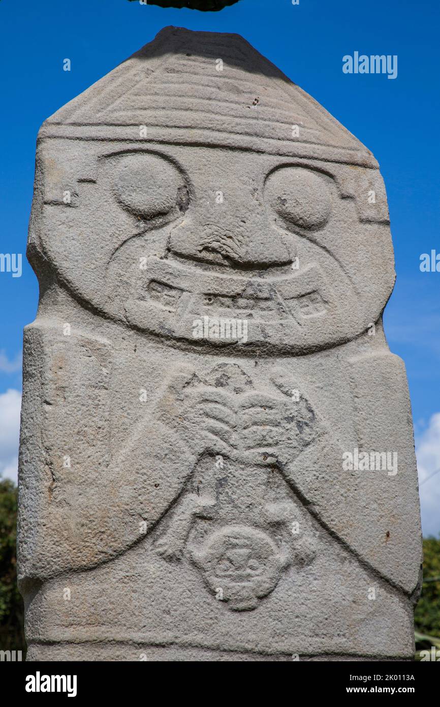 Colombia, San Agustin, Parque Arqueologico de San Agustin or the San ...