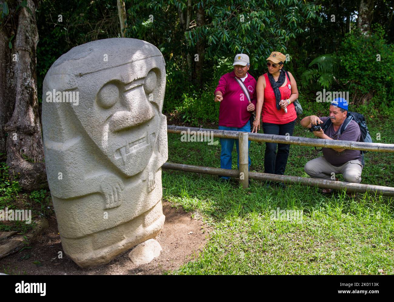 Colombia, San Agustin, Parque Arqueologico de San Agustin or the San ...