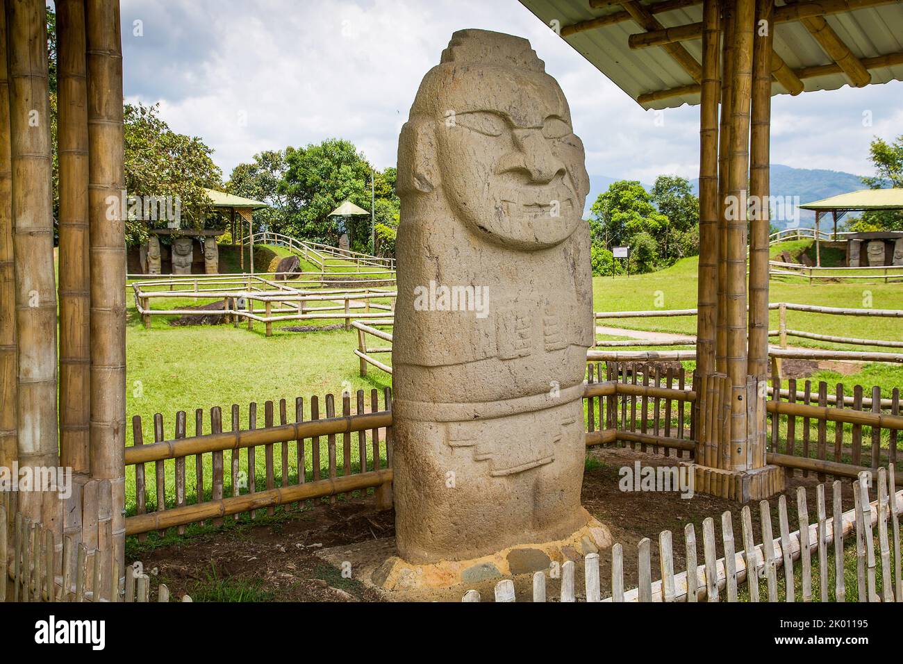 Colombia, San Agustin, Parque Arqueologico de San Agustin or the San ...