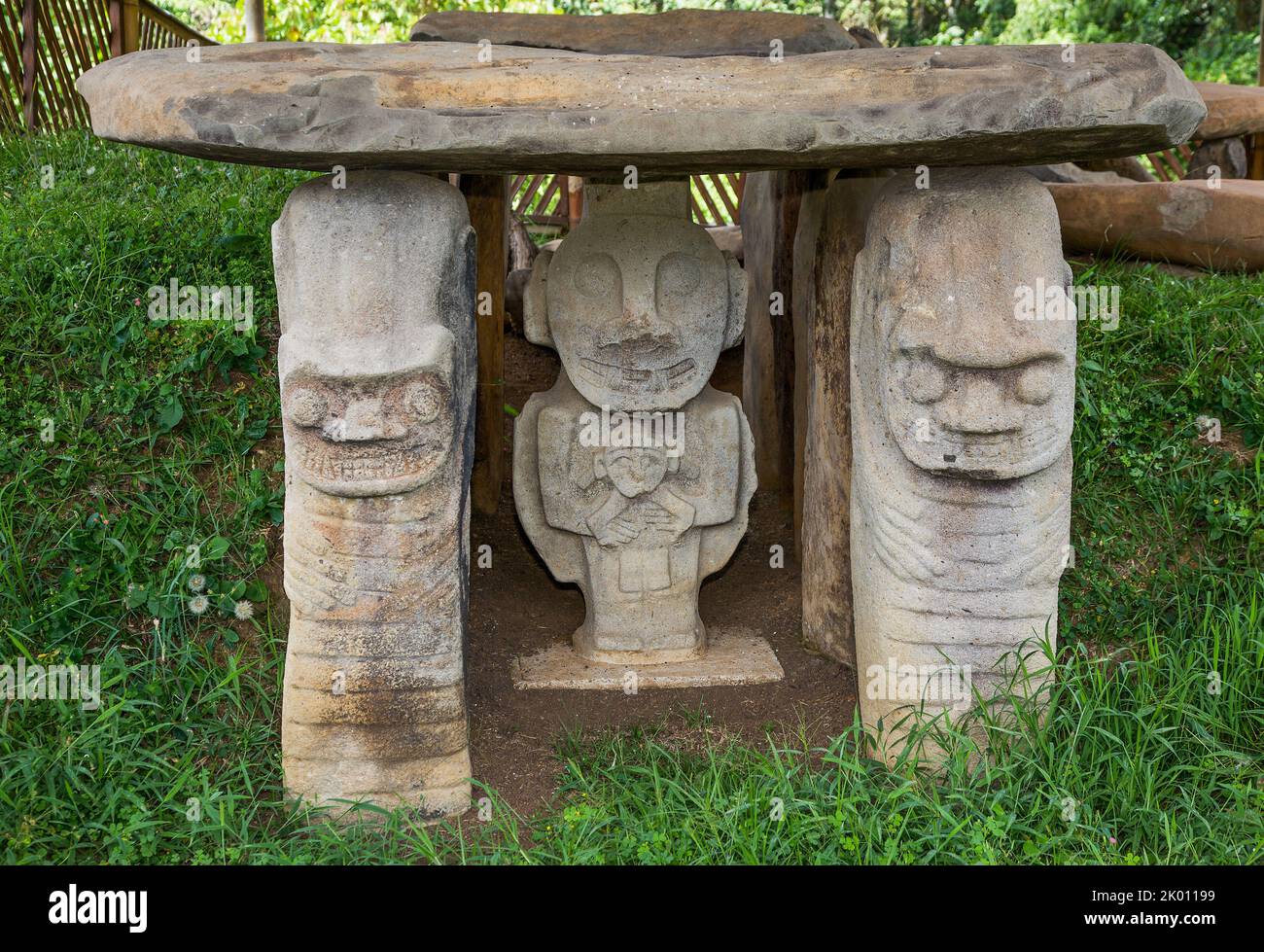 Colombia, San Agustin, Parque Arqueologico de San Agustin or the San ...