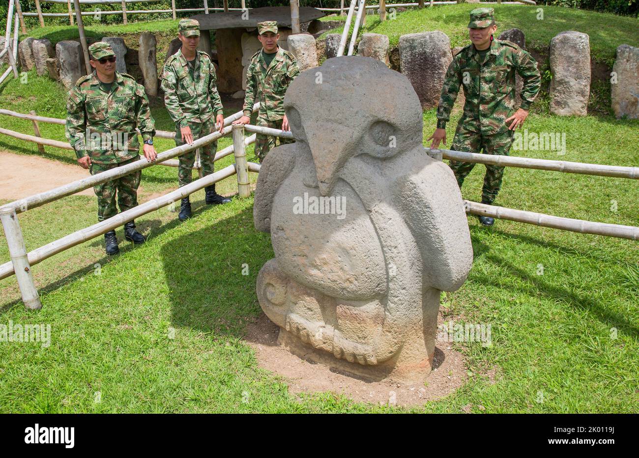 Colombia, San Agustin, Parque Arqueologico de San Agustin or the San ...