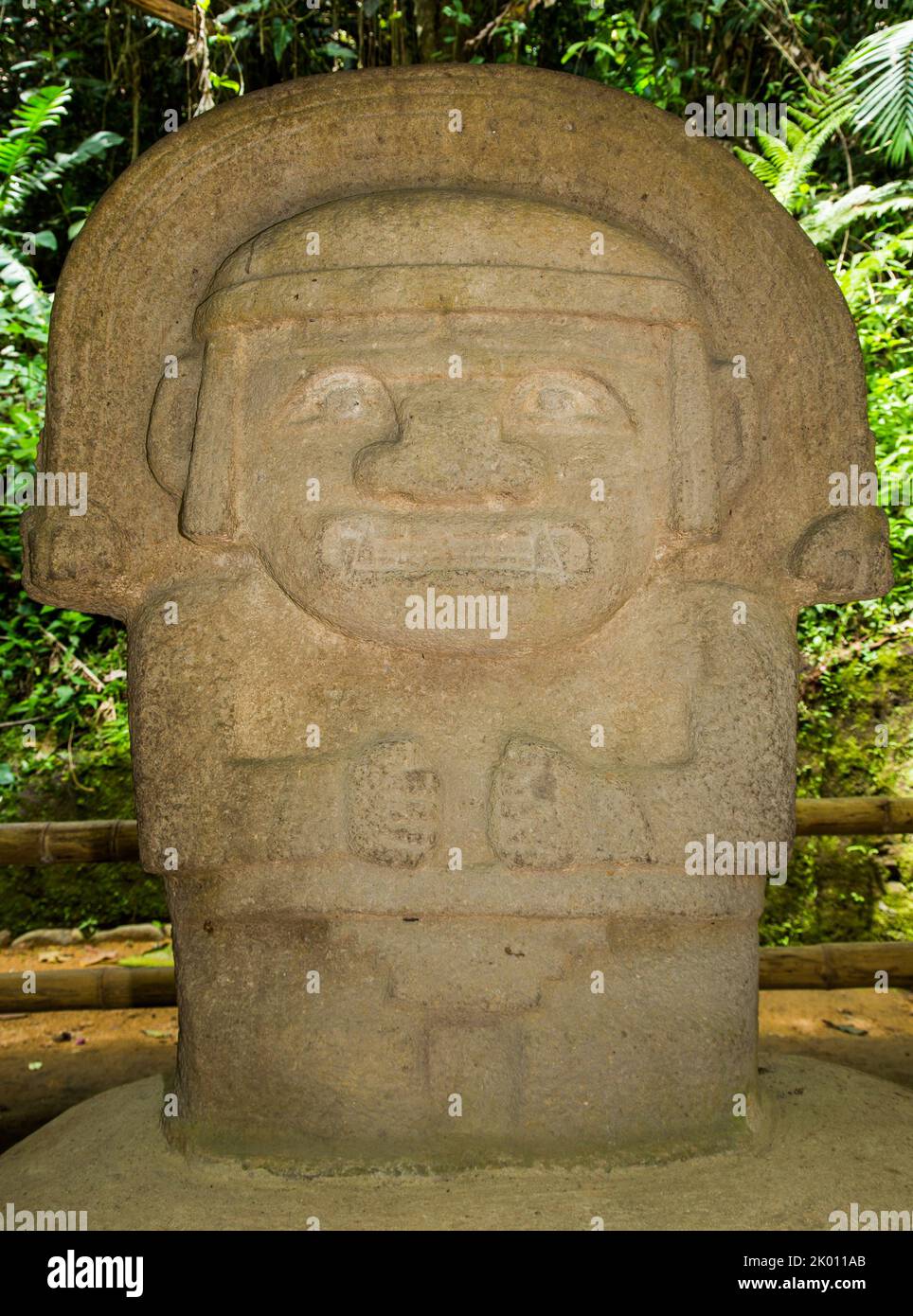 Colombia, San Agustin, the forest of statues or Bosque de las Estatuas ...