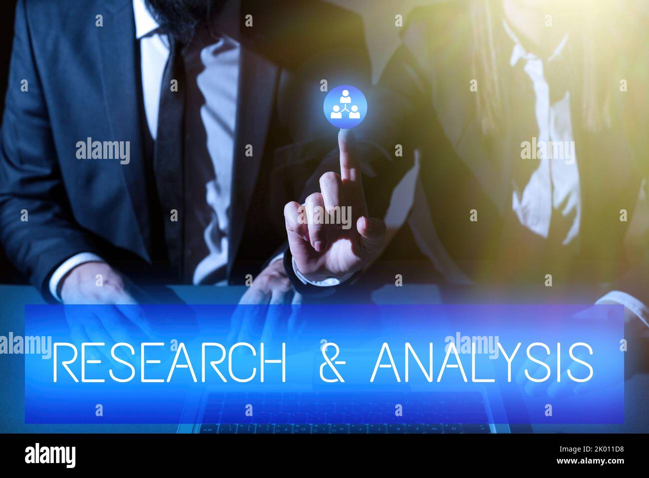 Text caption presenting Research And Analysis. Word Written on ...