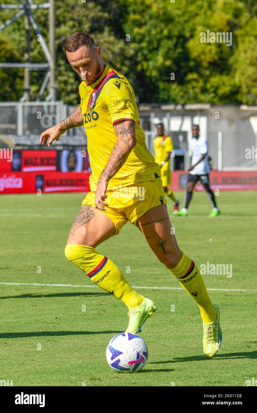 La Spezia, Italy. 04th Sep, 2022. Bologna's Marko Arnautovic during ...