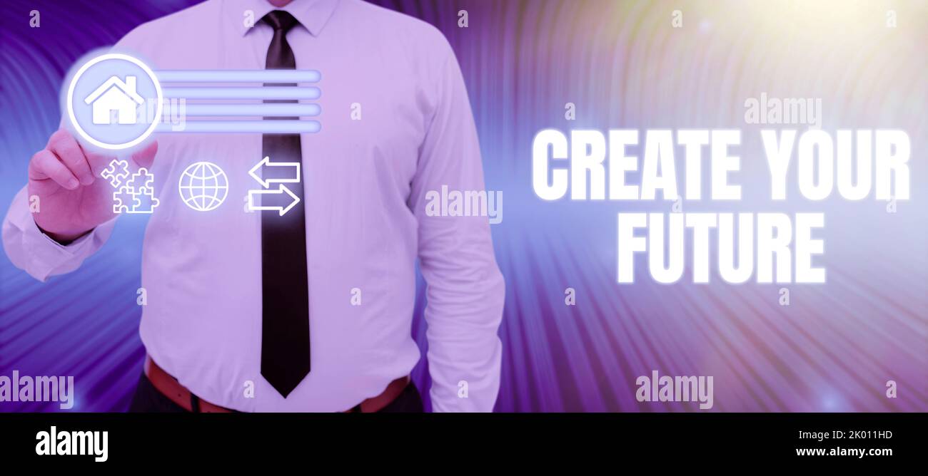 Conceptual caption Create Your FutureSet Target and Career goals Plan ... Conceptual caption Create Your FutureSet Target and Career goals Plan ...