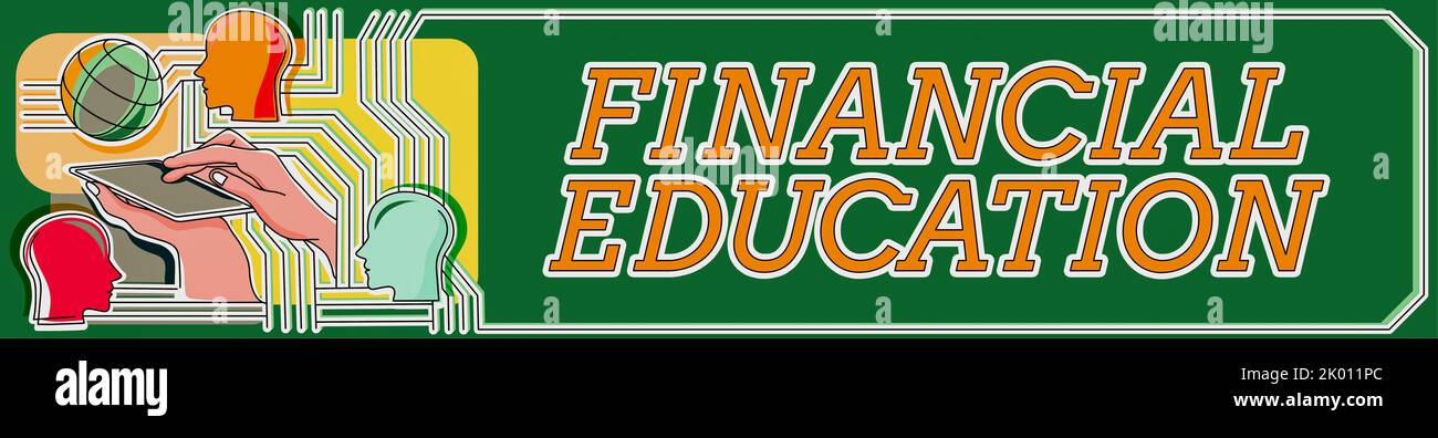 Text sign showing Financial Education. Word for Understanding Monetary ...