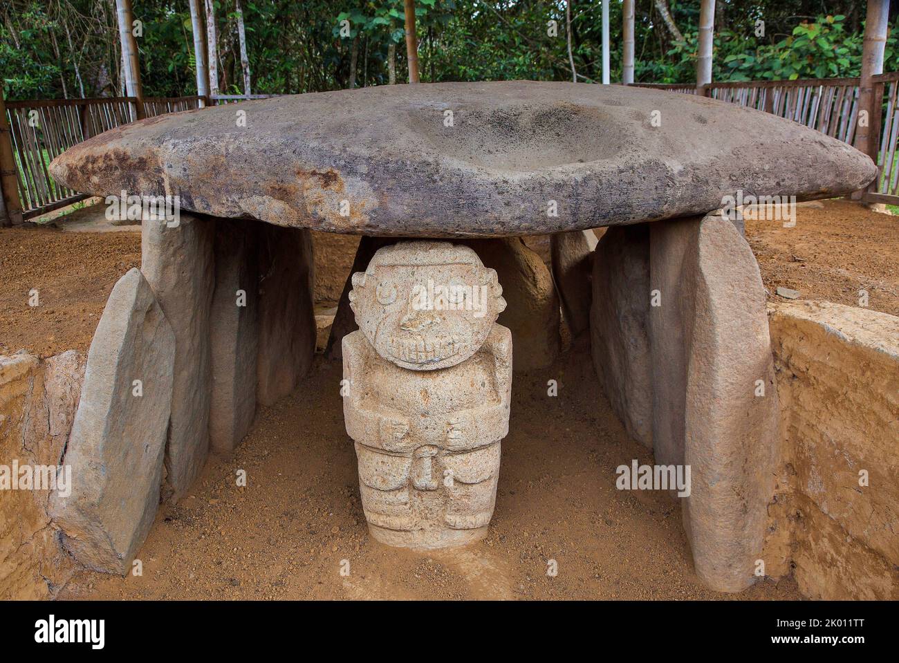 Colombia, Huila department, San Agustin region, Parque Arqueologico ...