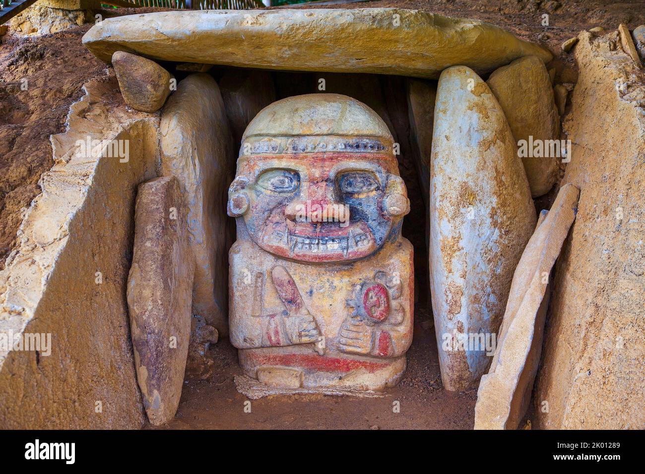 Colombia, Huila department, San Agustin region, Parque Arqueologico ...