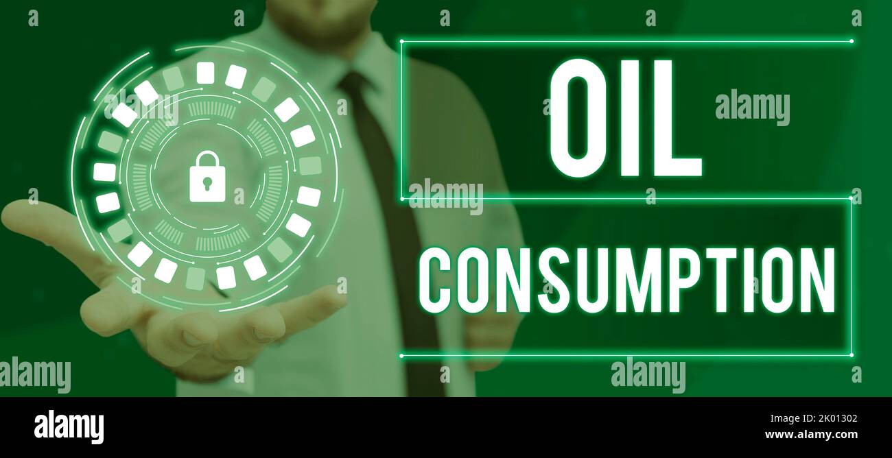 Conceptual display Oil ConsumptionThis entry is the total oil consumed ...