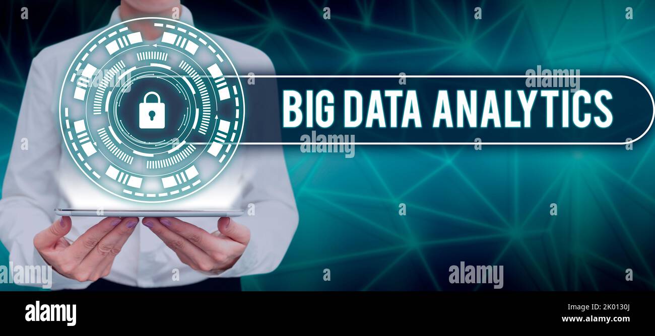 Conceptual caption Big Data AnalyticsThe process of examining large and varied data sets ...