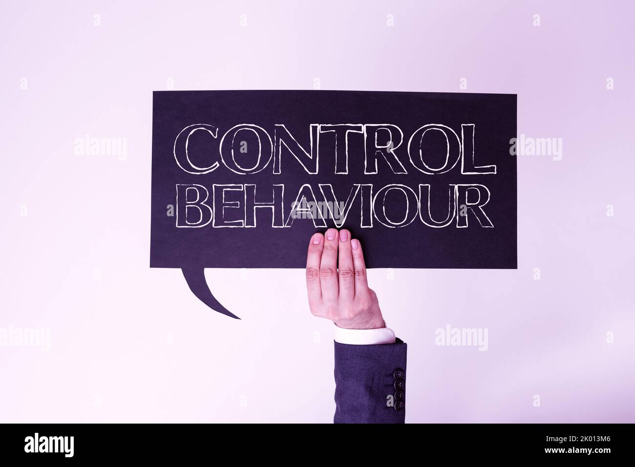 Sign displaying Control BehaviourExercise of influence and authority ...