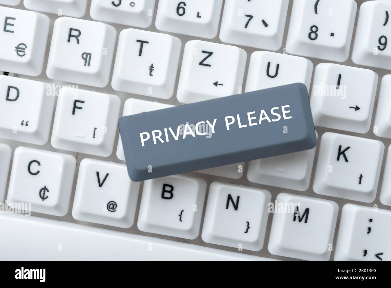 Hand writing sign Privacy Pleaseasking someone to respect your personal ...