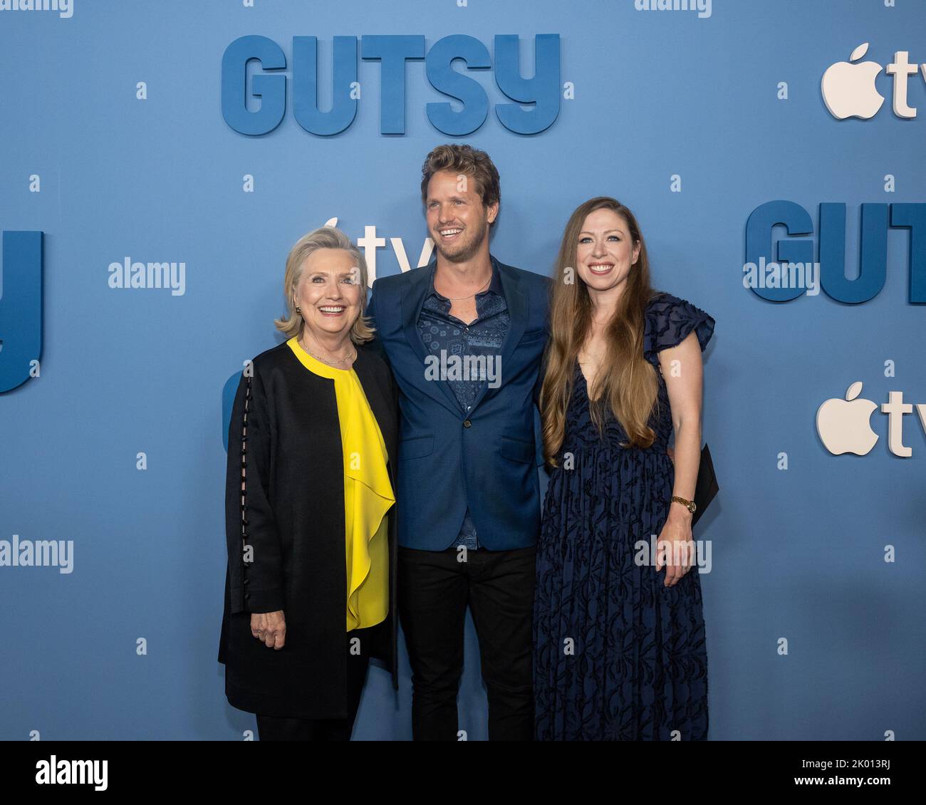 New York, NY, Sept.8 2022. (L-R) Hillary Clinton, Sam Branson, and ...