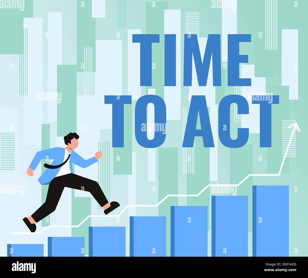 Text caption presenting Time To Act. Conceptual photo Do it now ...