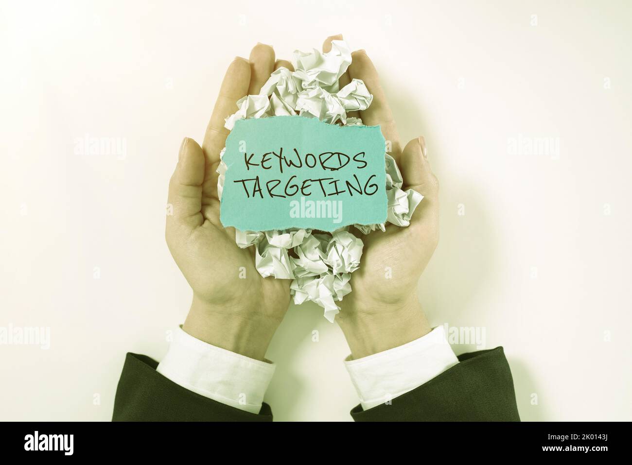 Writing displaying text Keywords TargetingUse Relevant Words to get ...