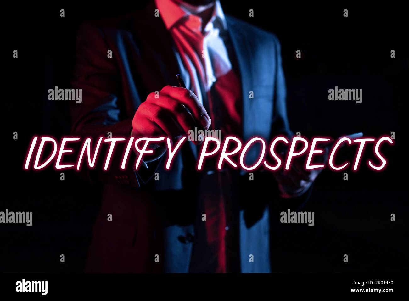 Handwriting Text Identify Prospectspossible Client Ideal Customer