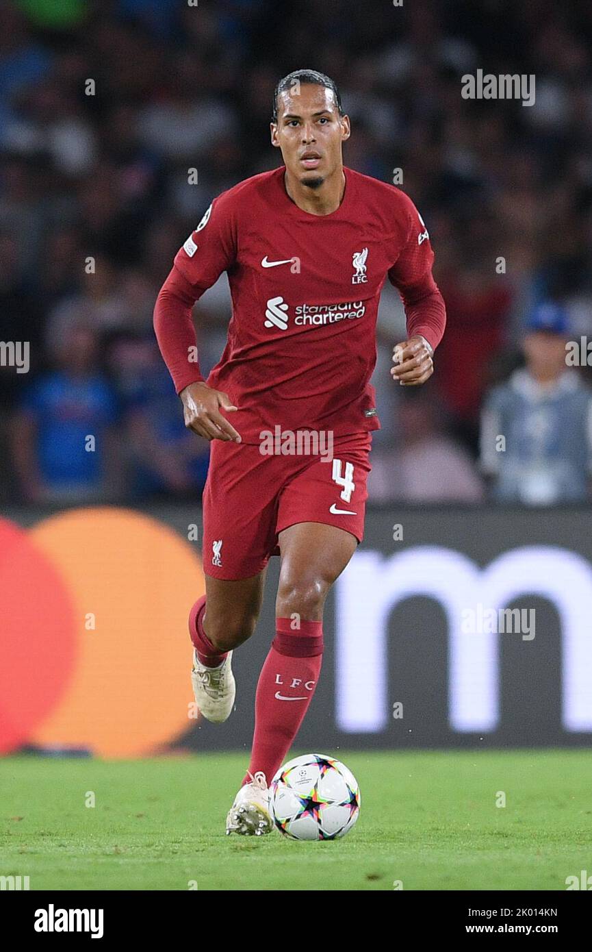 Naples, Italy. 07th Sep, 2022. Virgil van Dijk of Liverpool FC during ...