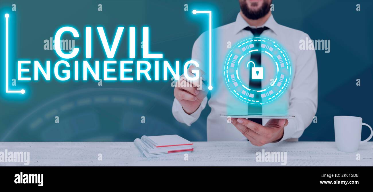 Conceptual caption Civil EngineeringPlanning Design Building of roads ...