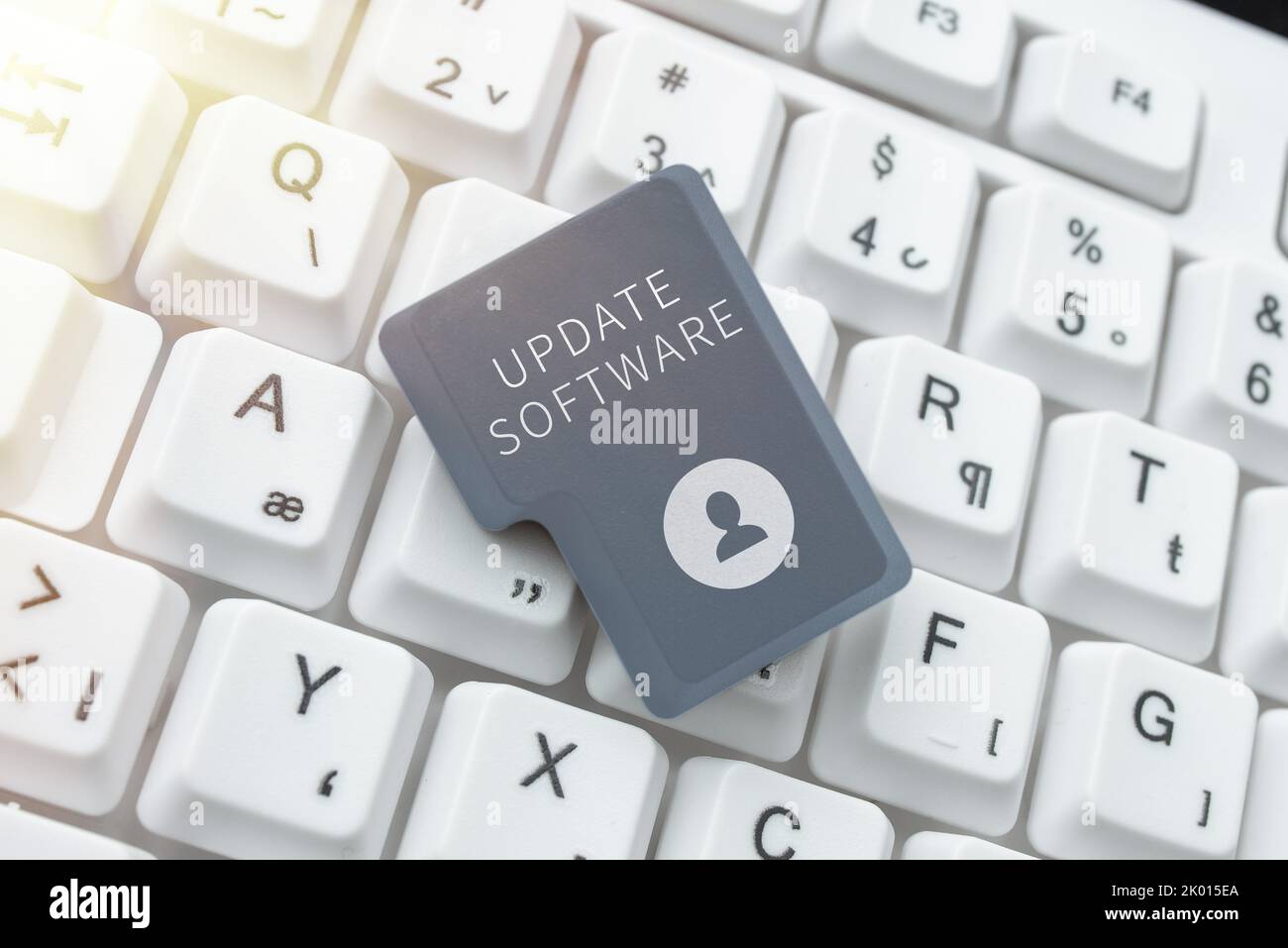 Text showing inspiration Update Softwarereplacing program with a newer ...