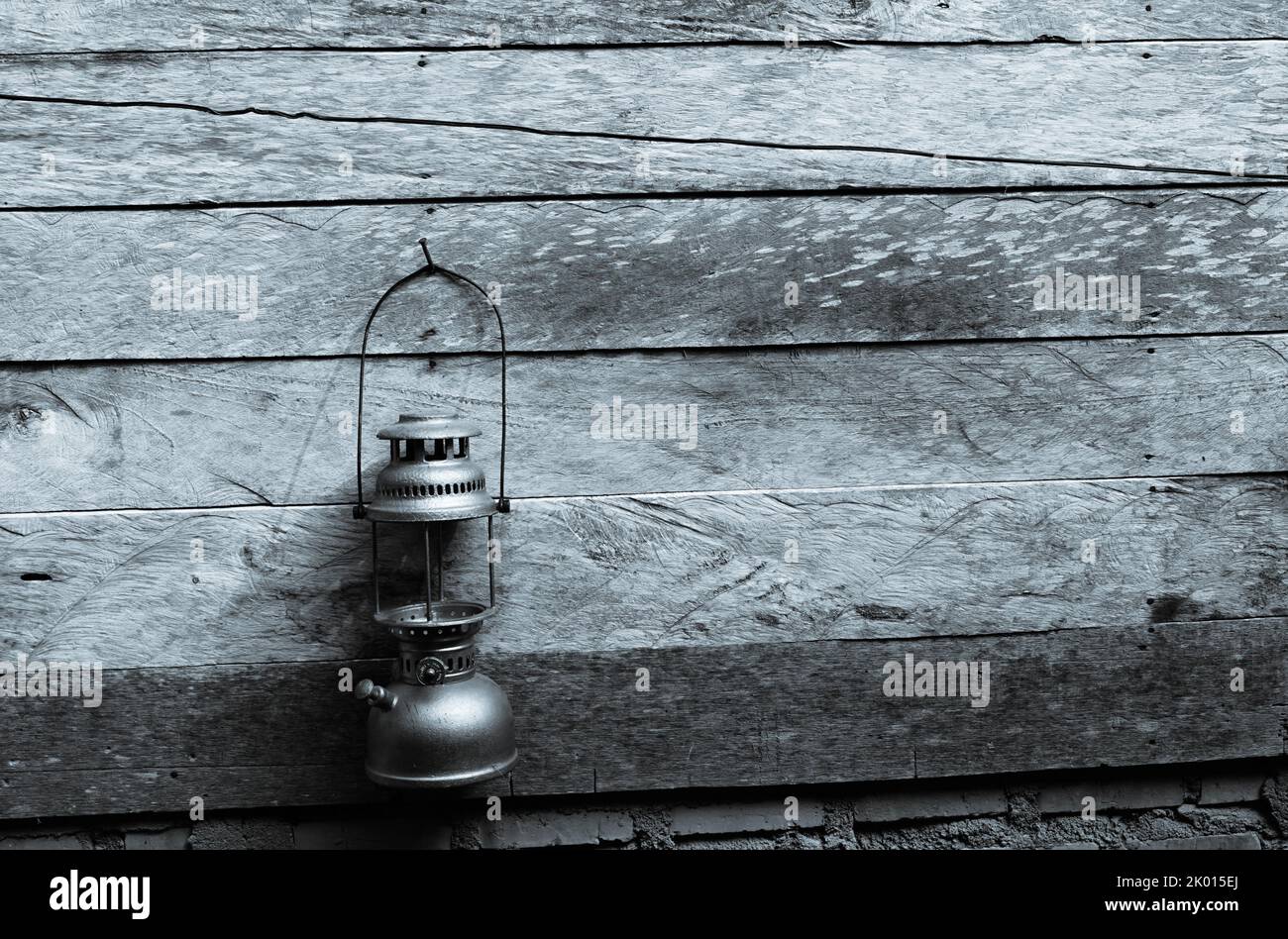 photo of a classic petromax lamp in a house or shed Stock Photo - Alamy