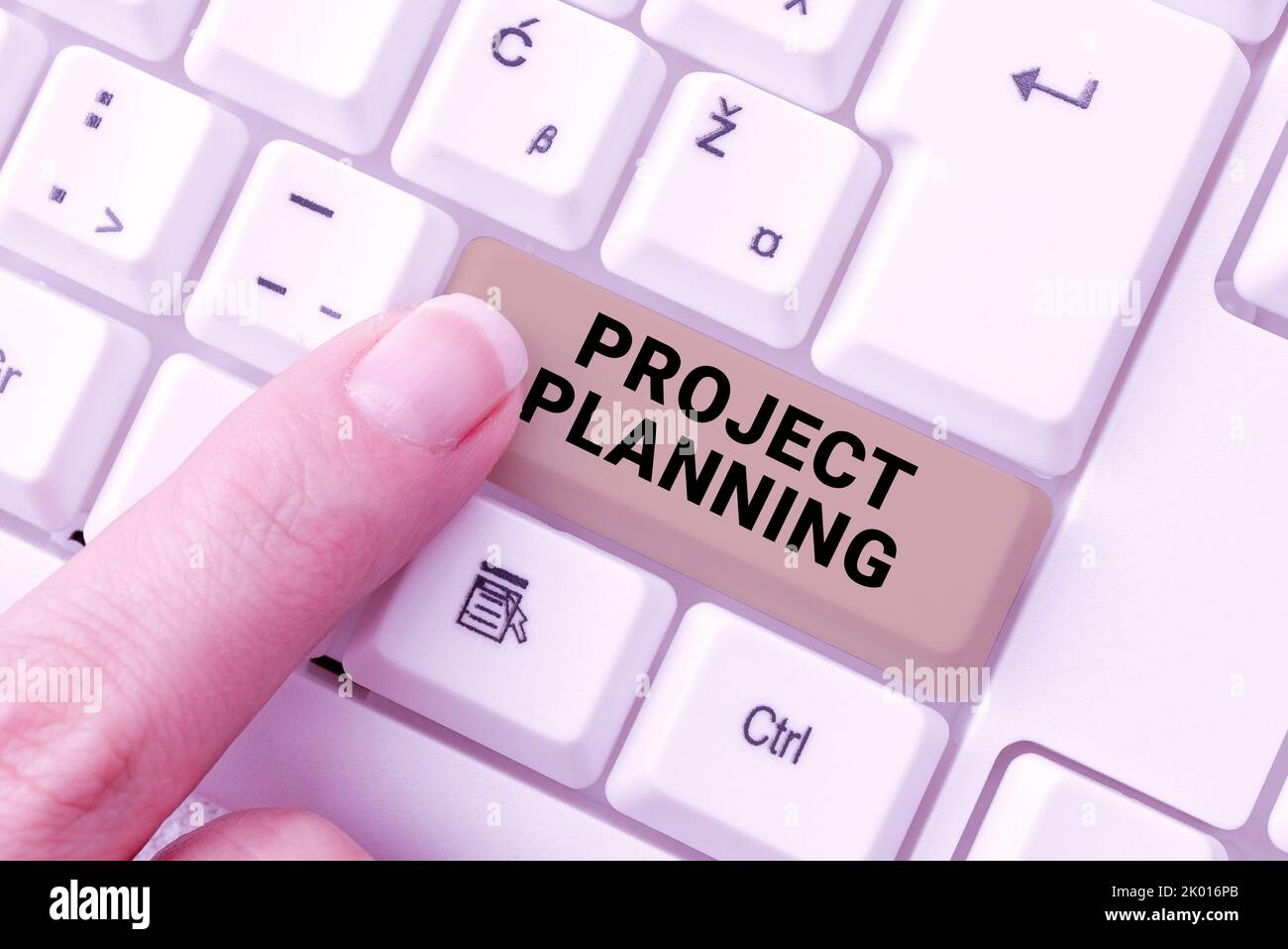 Sign displaying Project Planningschedules such as Gantt charts to plan ...