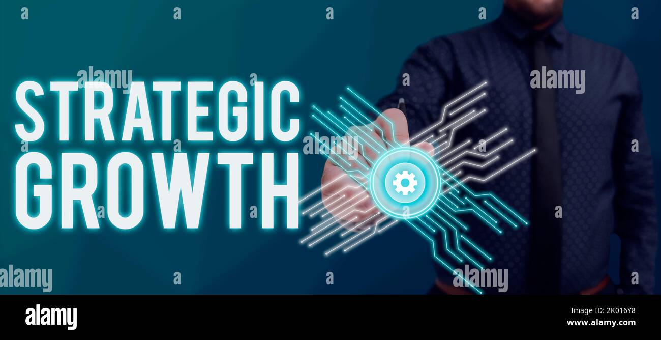 Text showing inspiration Strategic Growthcreate plan or schedule to ...