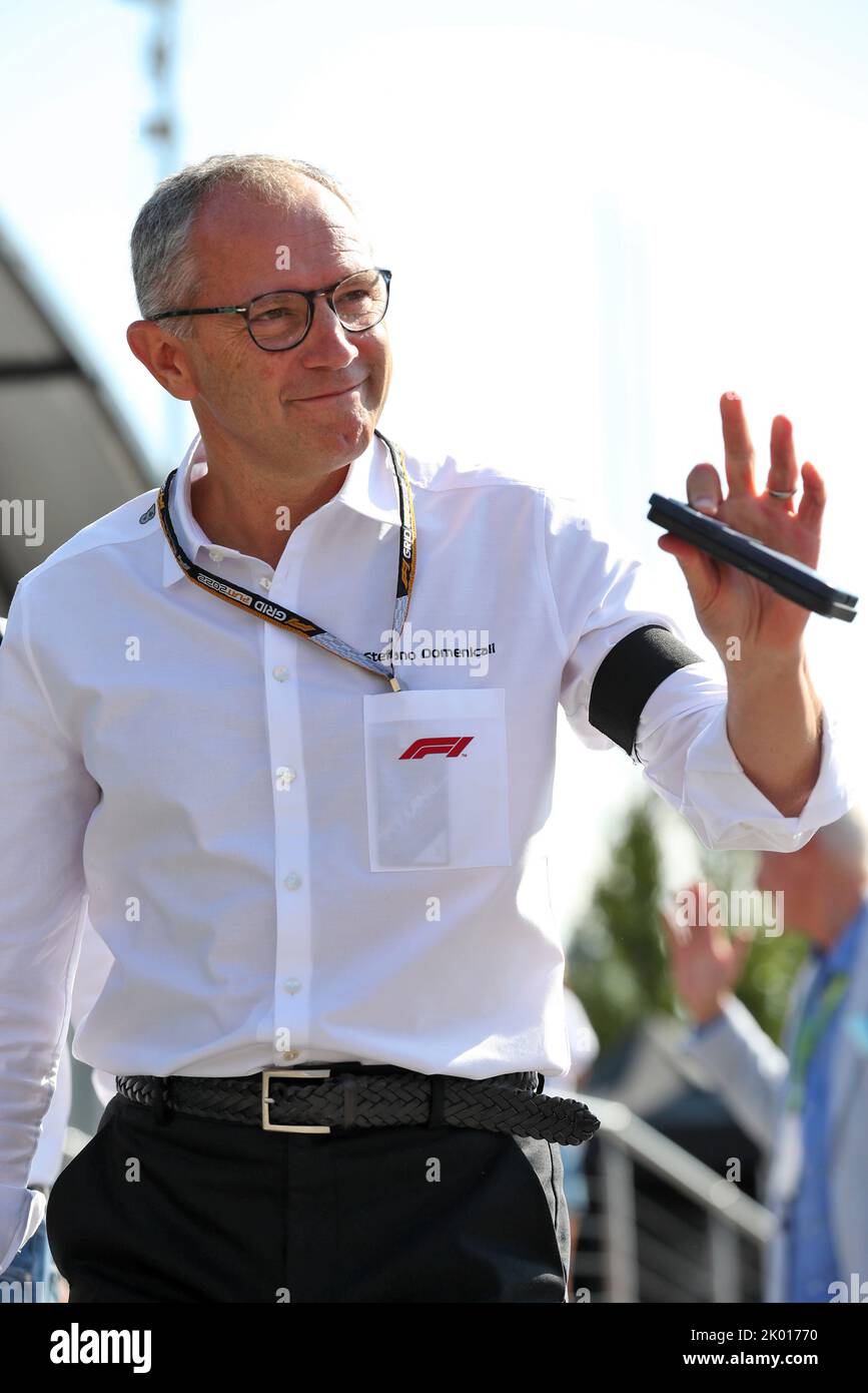 Monza, Italy, 09/09/2022, Stefano Domenicali (ITA) Formula One ...